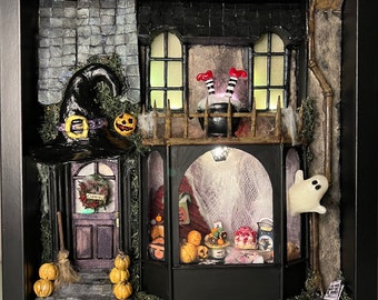 3d Wall Art Shadow Box Miniature Mediterranean Style Diorama - Etsy