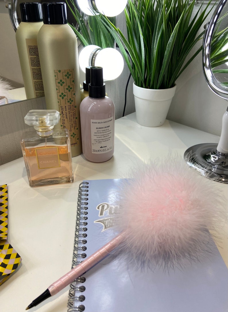 Fluffy Pen Pink Marabou Feather - Etsy