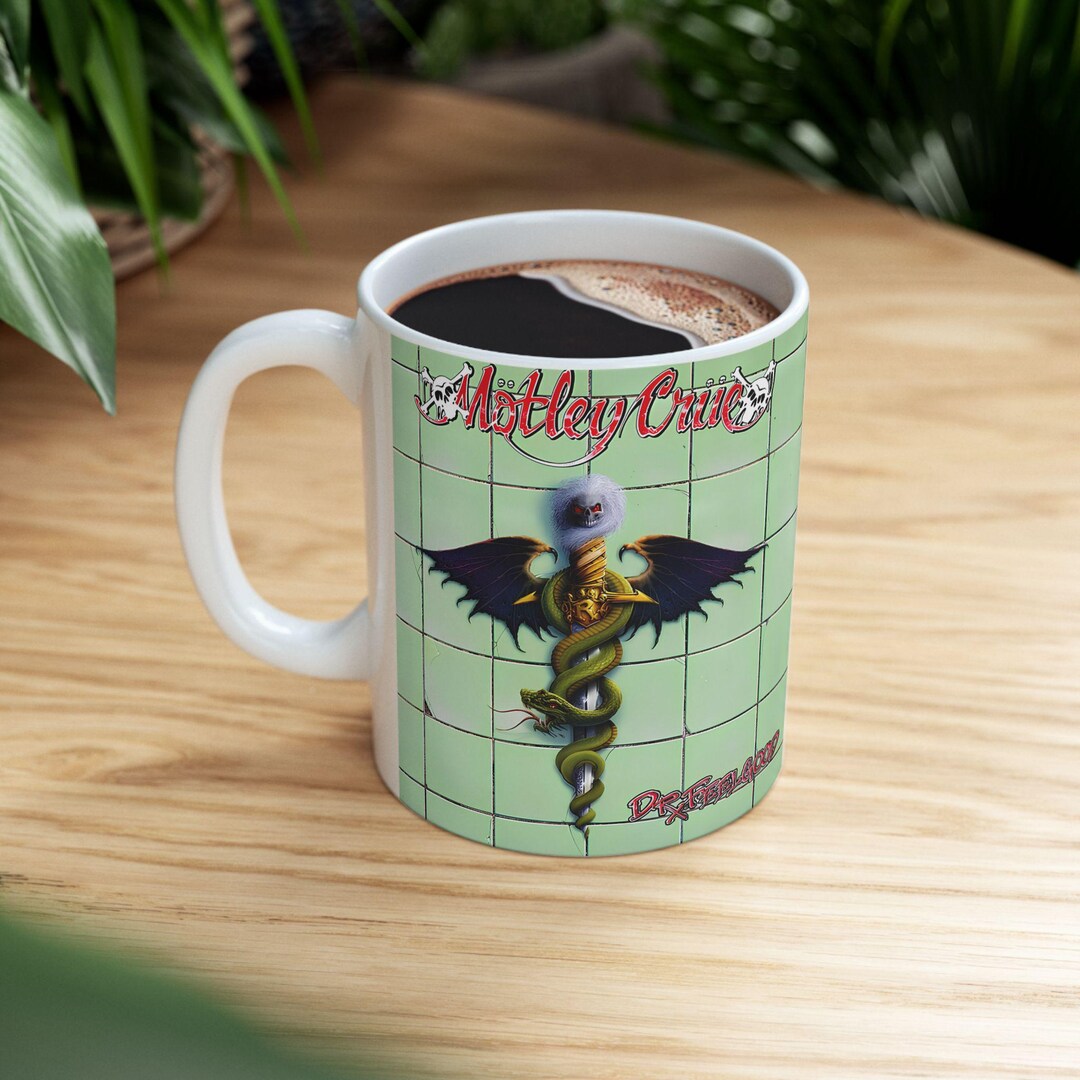 Mötley Crüe Mug | Rock Band Coffee Cup | 80s Metal Music Fans - Etsy