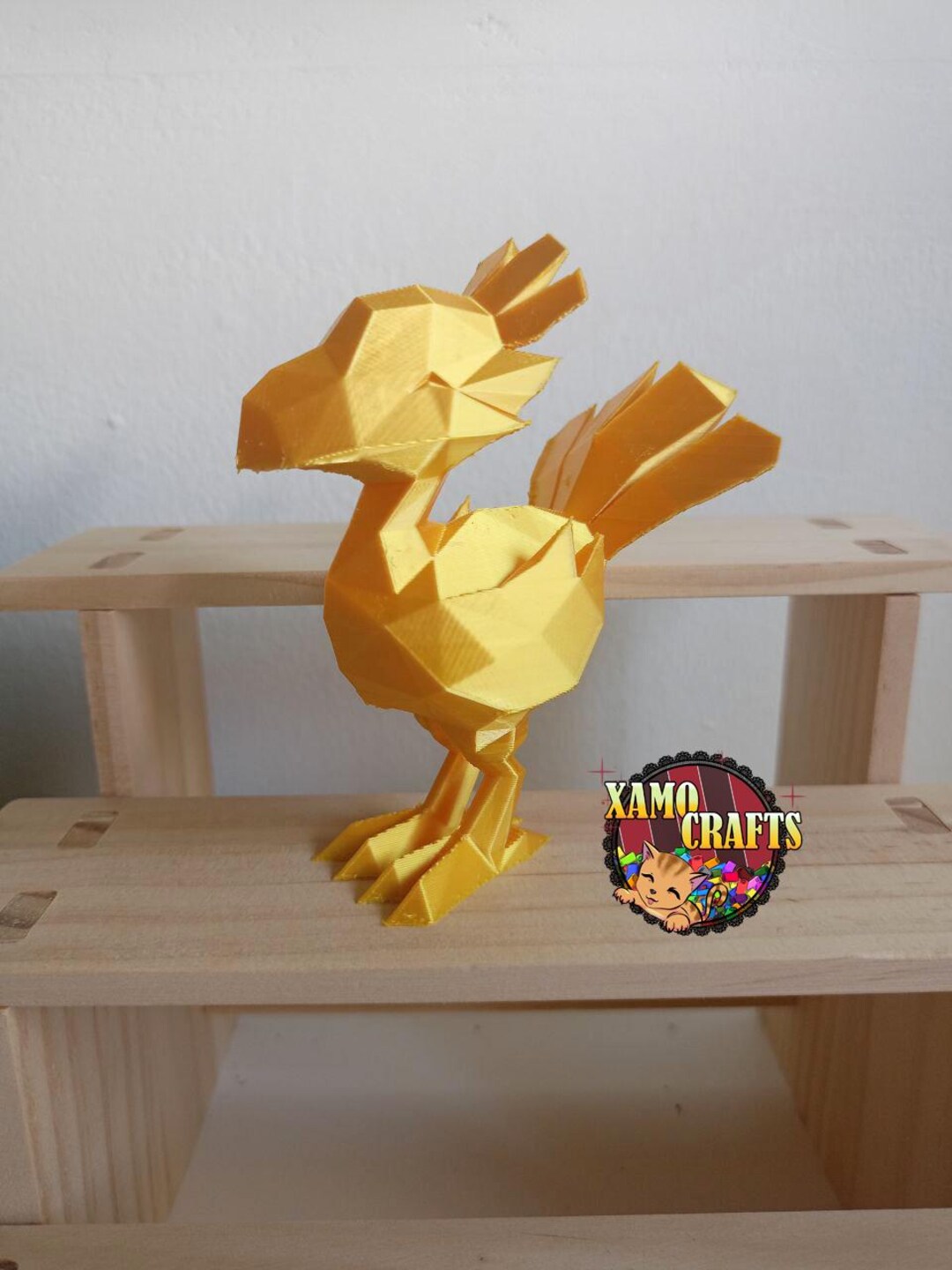 Trophy: Golden Low Poly Chocobo - Final Fantasy - Etsy