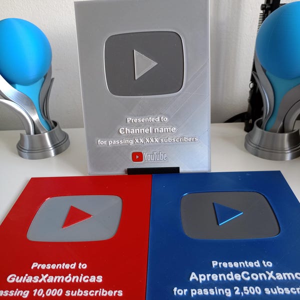Youtube Subscriber Plaque - Etsy