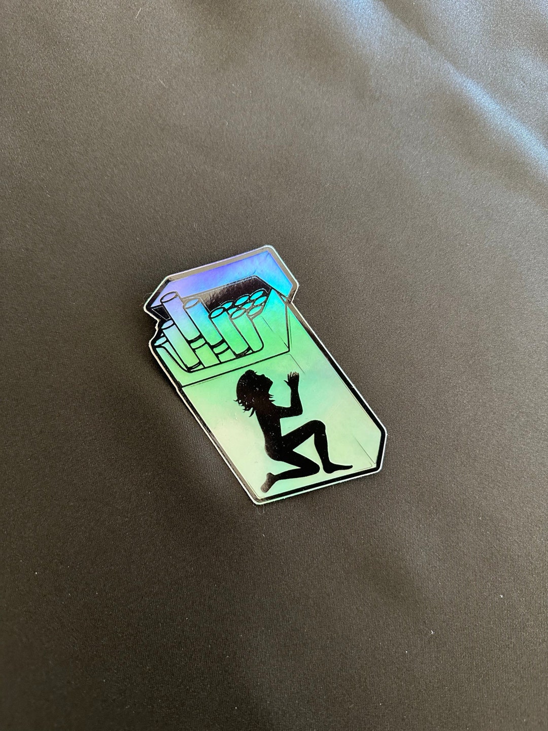 Cigarette Hope - Holographic Sticker - "hello Me?" - Etsy
