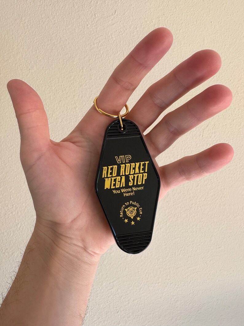 VIP Motel Key [public Eye - Red Rocket Mega Truck Stop] - Etsy