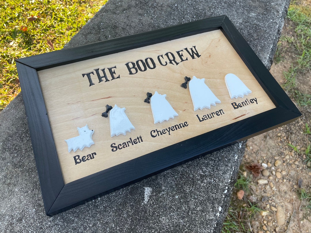 Boo Crew Custom Sign - Etsy