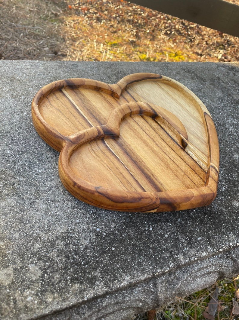 Heart Shaped Serving Tray - Etsy Heart Shaped Serving Tray - Etsy