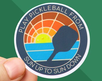 Pickleball Decal, Premium Pickleball Sticker, Pickleball Lover ...