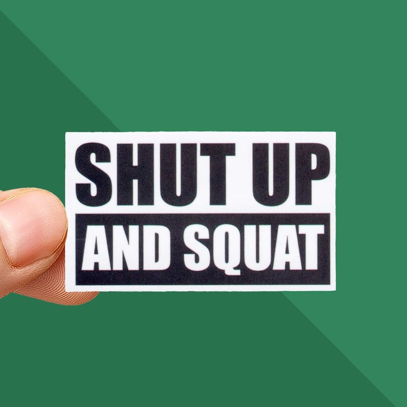 Shut up Sticker - Etsy