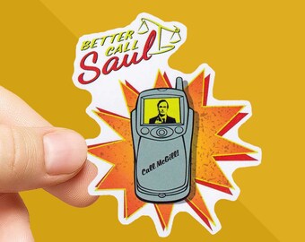 Blurry Better Call Saul Bumper Sticker - Etsy