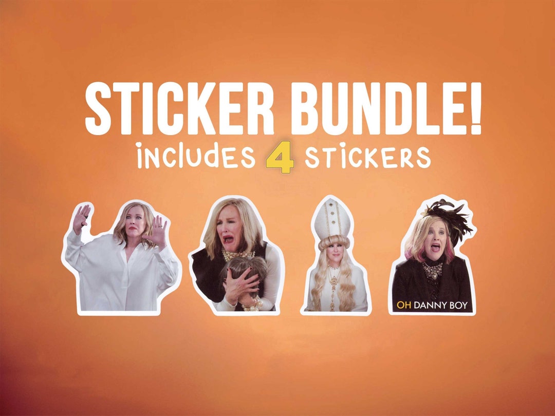 Schitt's Creek Stickers - Moira Stickers - 4 Piece - Oh Danny Boy ...