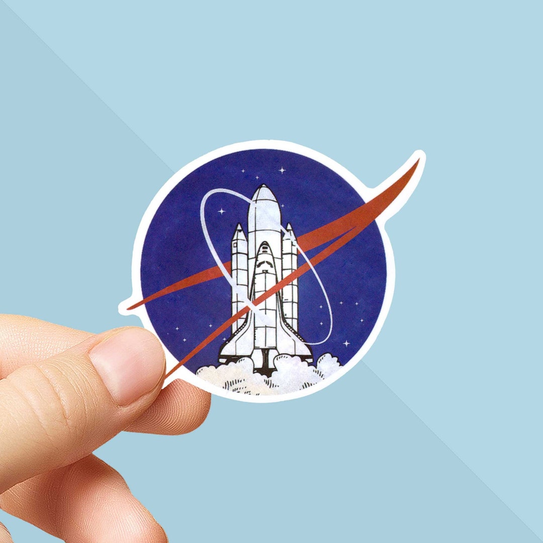 NASA Sticker Space Shuttle Launch Sticker Astronaut - Etsy