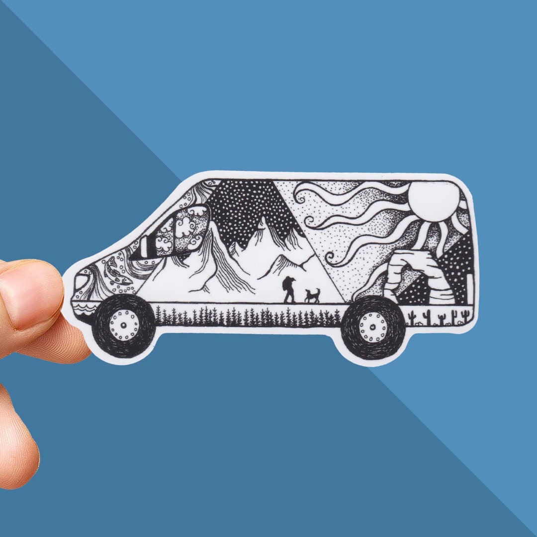 Van Life Sticker Adventure Dog Sticker Van Sticker Adventure Gifts ...