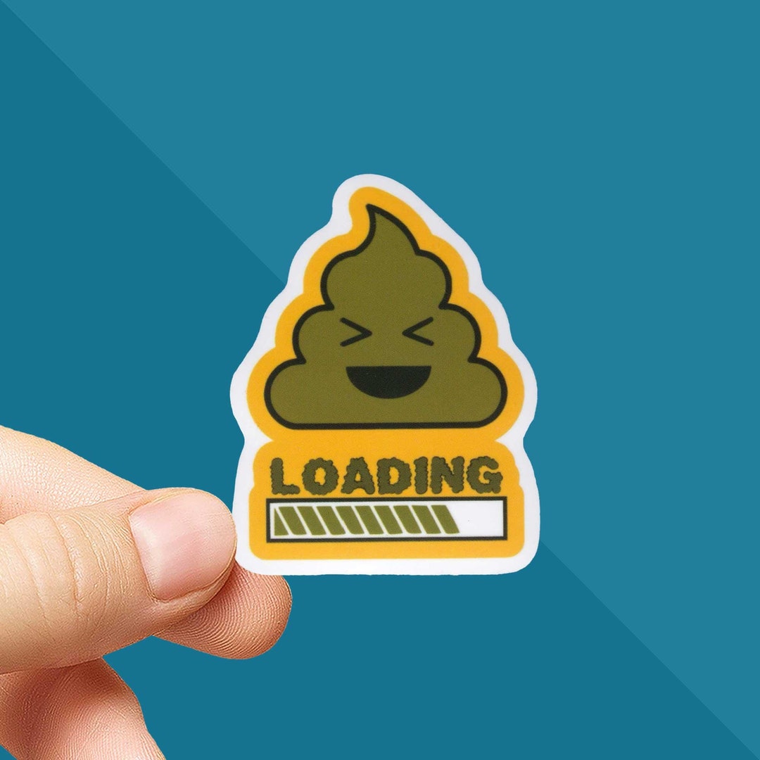 Poop Sticker Shit Head Sticker Poo Emoji Poo Gifts Fun Novelty Stickers ...