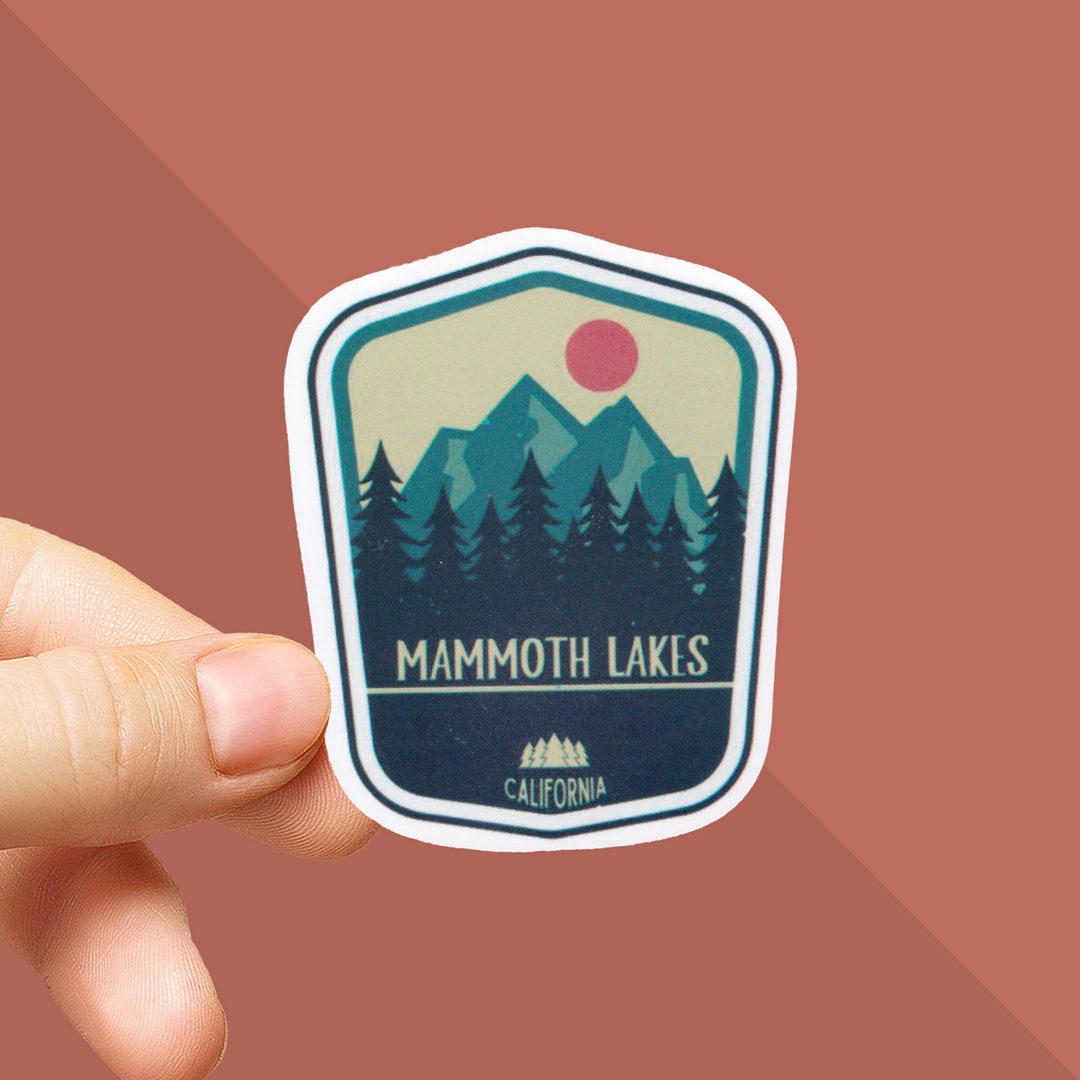 Mammoth Lakes Sticker - California Sticker - West Coast Sticker Water ...
