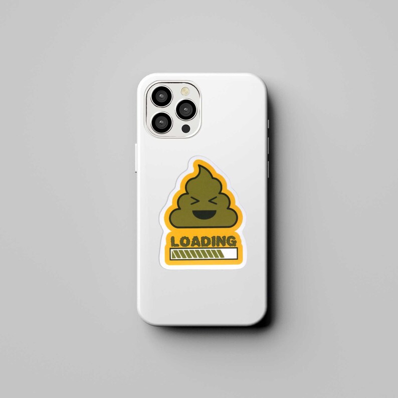 Poop Sticker - Shit Head Sticker - Poo Emoji - Poo Gifts - Fun Novelty ...