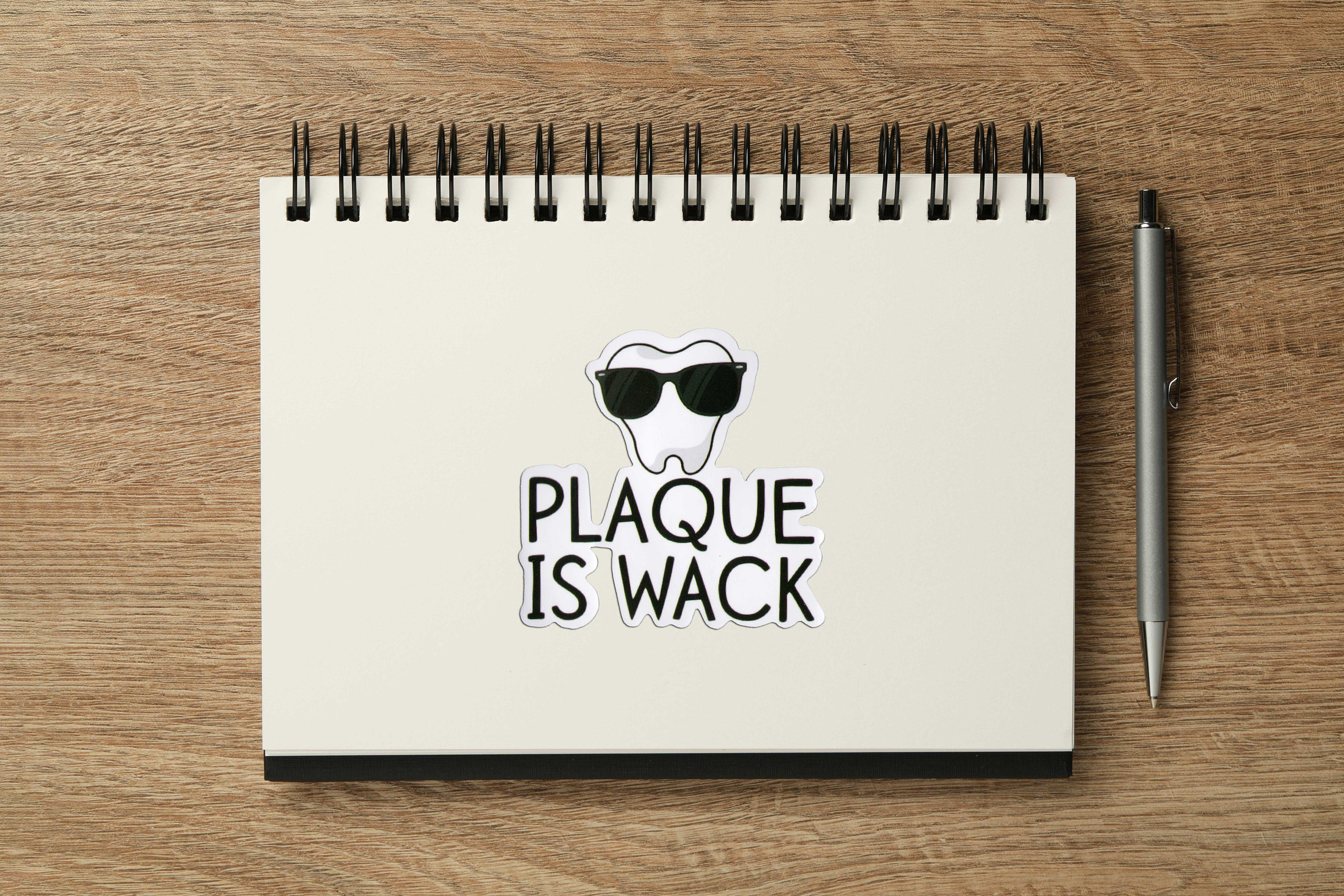 Plaque is Wack Sticker - Dentist Sticker - Funny Sticker - Dentist ...