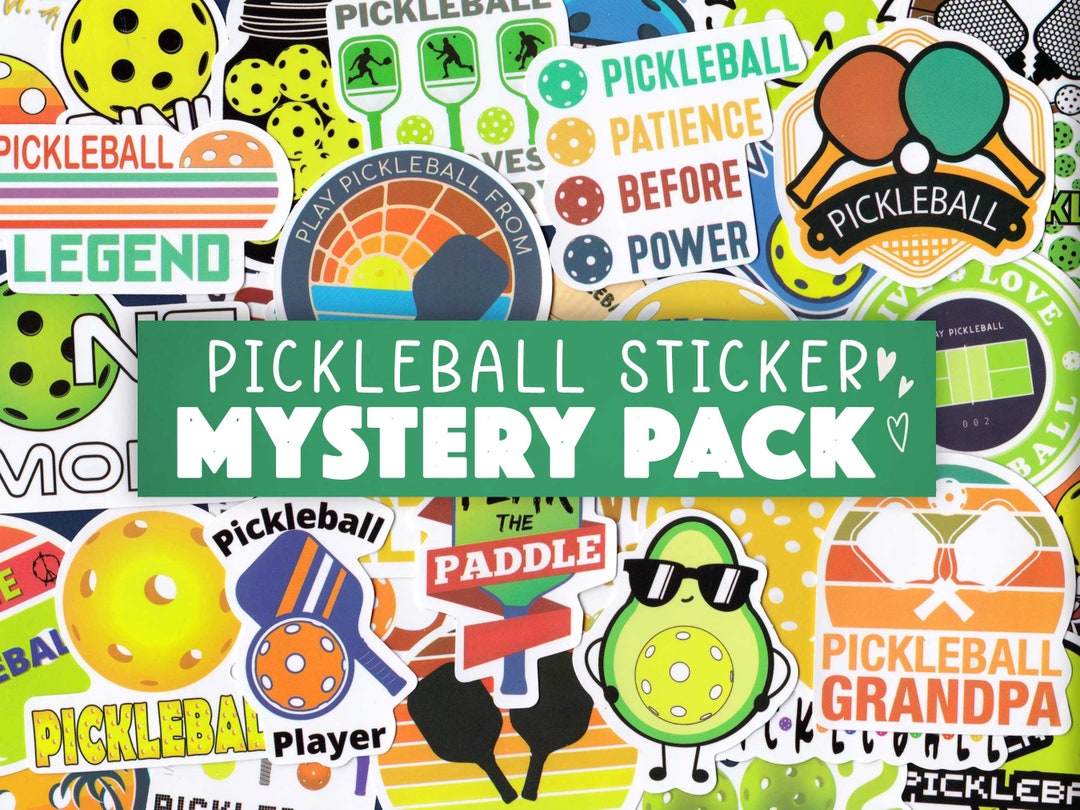 Pickleball Stickers - Pickleball Sticker Pack - Pickleball Gifts - Dink ...