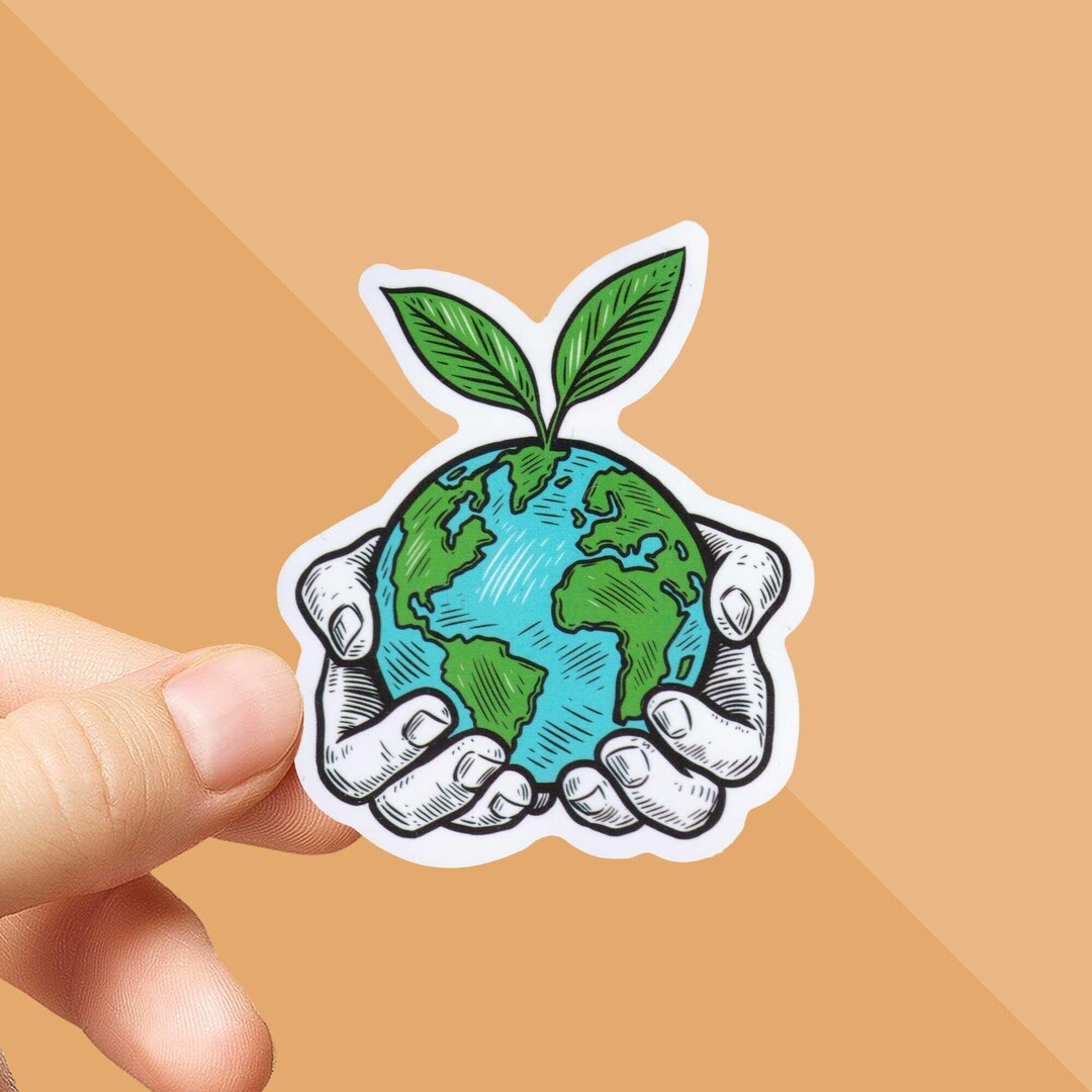 Earth Day Sticker Mother Earth Sticker Love Your Planet Sticker ...