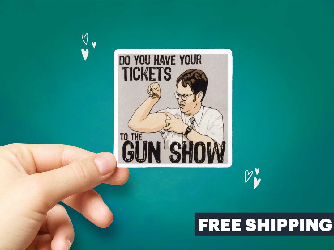 The Office Sticker Dwight Schrute Sticker Tickets to the - Etsy