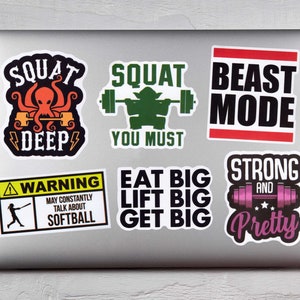 Gym Sticker - Beast Mode Sticker - Workout Sticker - Weight Lifting ...