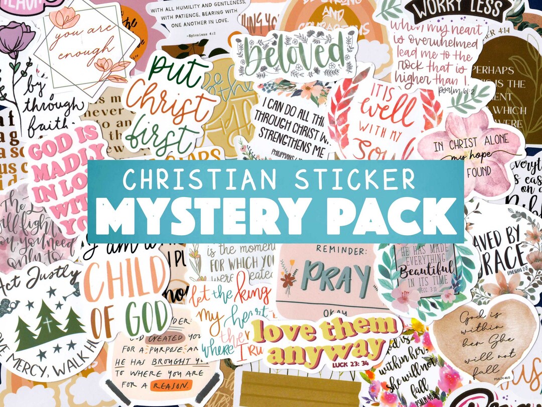 Christian Stickers - Scripture Stickers - Worship Stickers - Bible ...