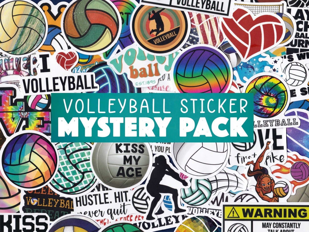 Volleyball Stickers - Volleyball Gifts - I Love Volleyball - Bump Set ...
