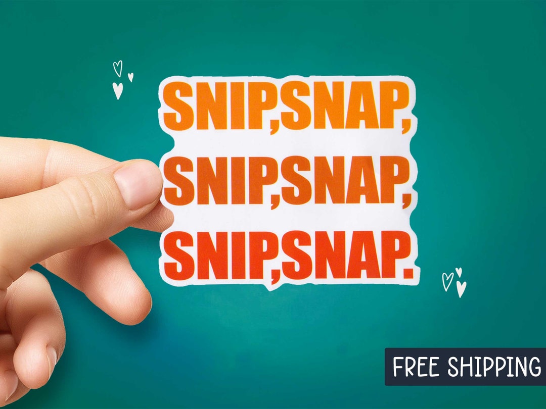 The Office Sticker Snip Snap Sticker Michael Scott Sticker the Office Gifts Michael Scott ...