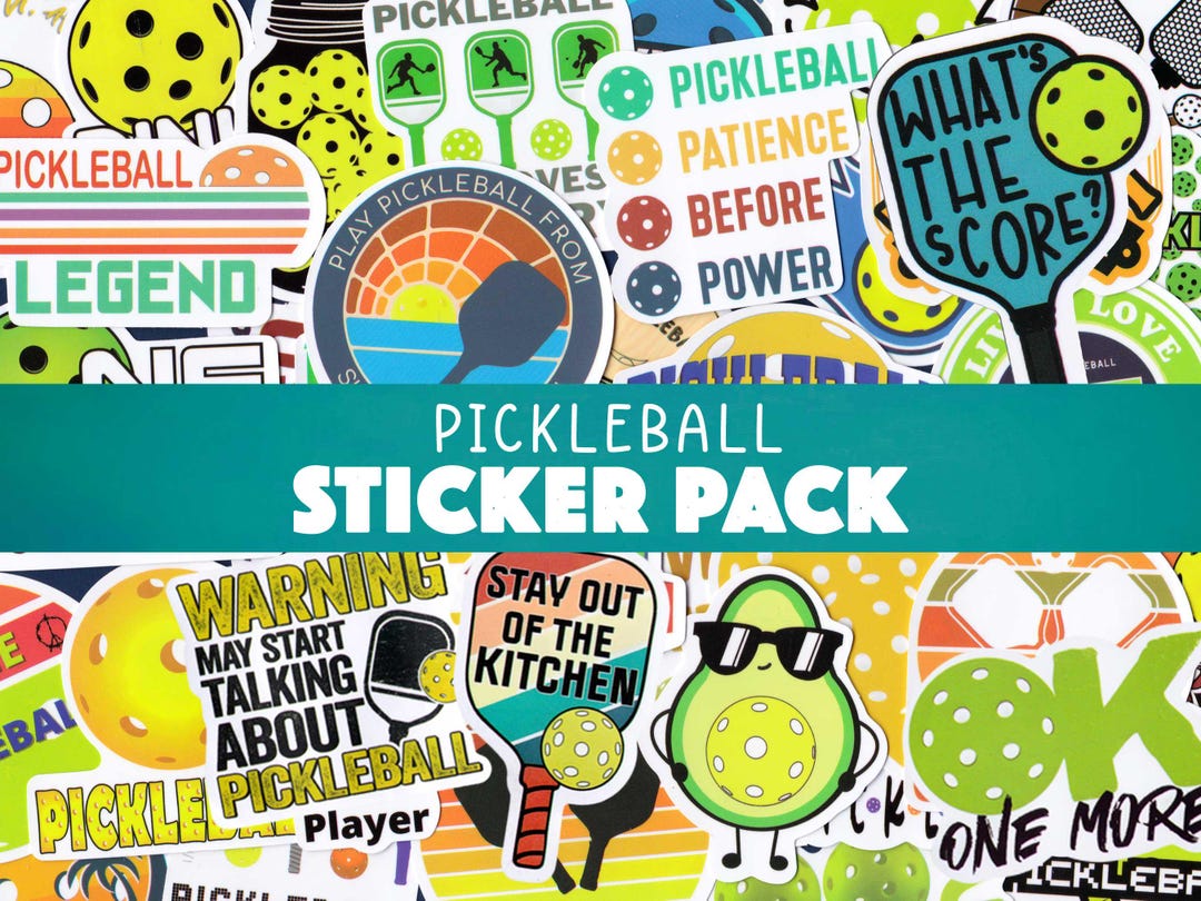 Pickleball Sticker Pack - Stay Out of Kitchen - Pickleball Gifts - Dink ...