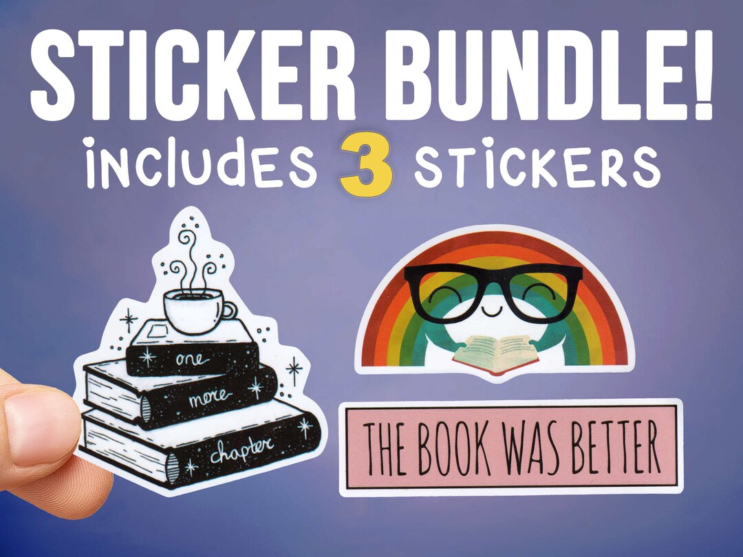 Reading Sticker Pack - the Book Was Better Sticker - Book Stickers ...