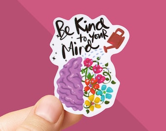 Funny Cat Sticker Self Care Sticker Animal Stickers Cat - Etsy