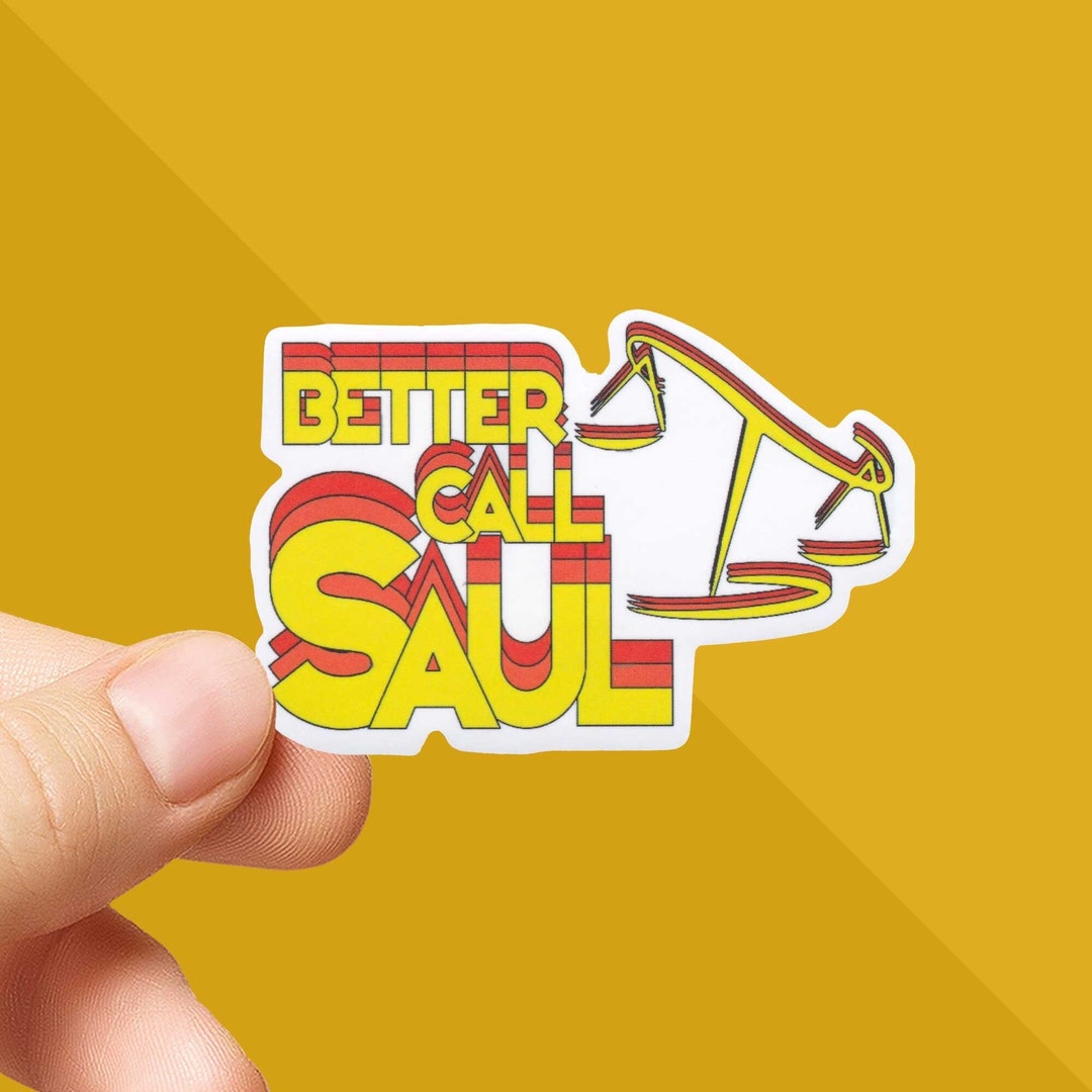 Pegatina de Better Call Saul - Pegatina de Saul Goodman - Balanza de la ...