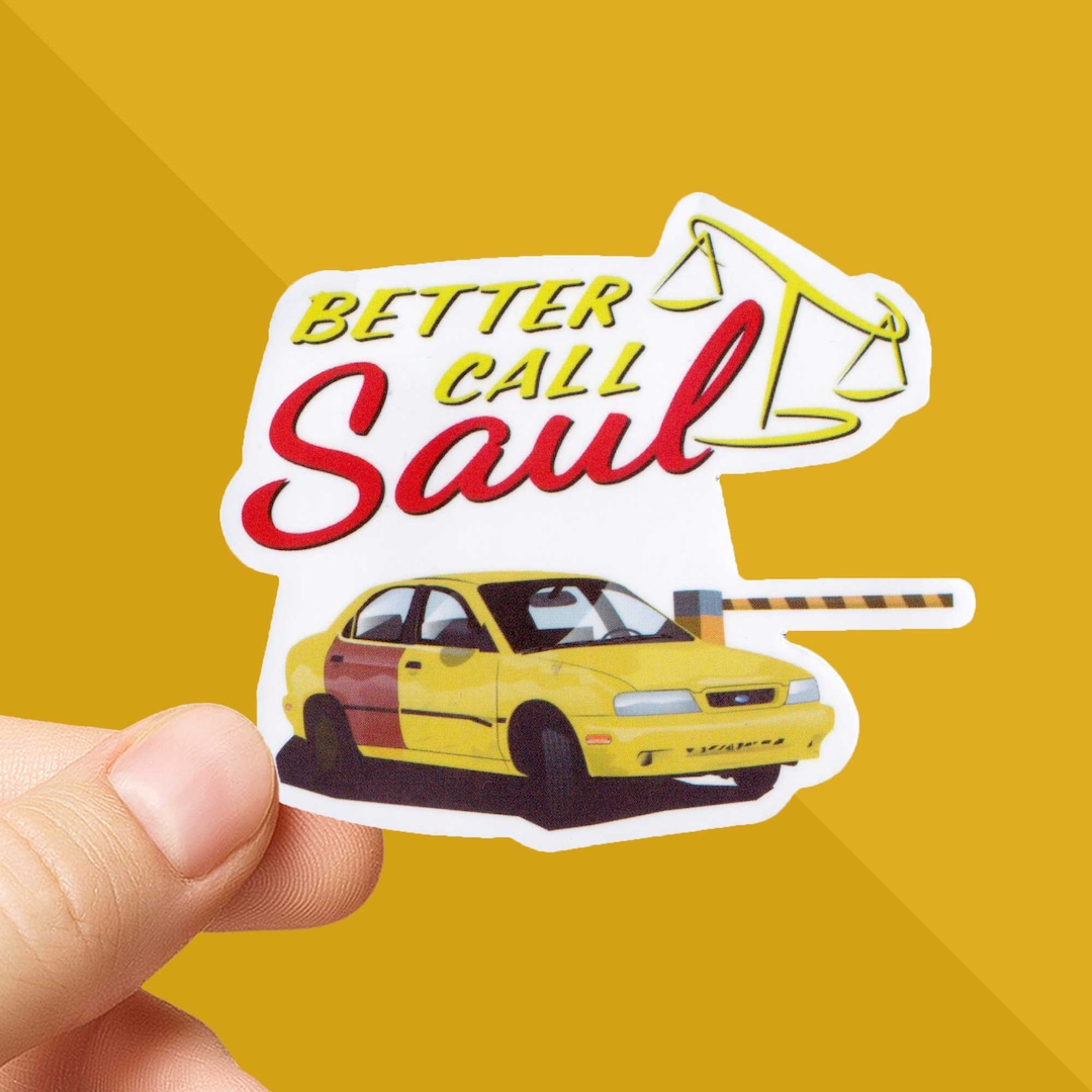 Better Call Saul Sticker - Breaking Bad Sticker - Saul Goodman Yellow ...