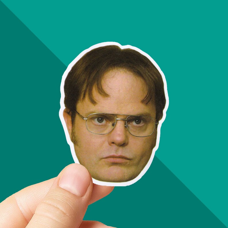 The Office Sticker: Dwight Schrute - FALSE Dwight Sticker - the Office ...