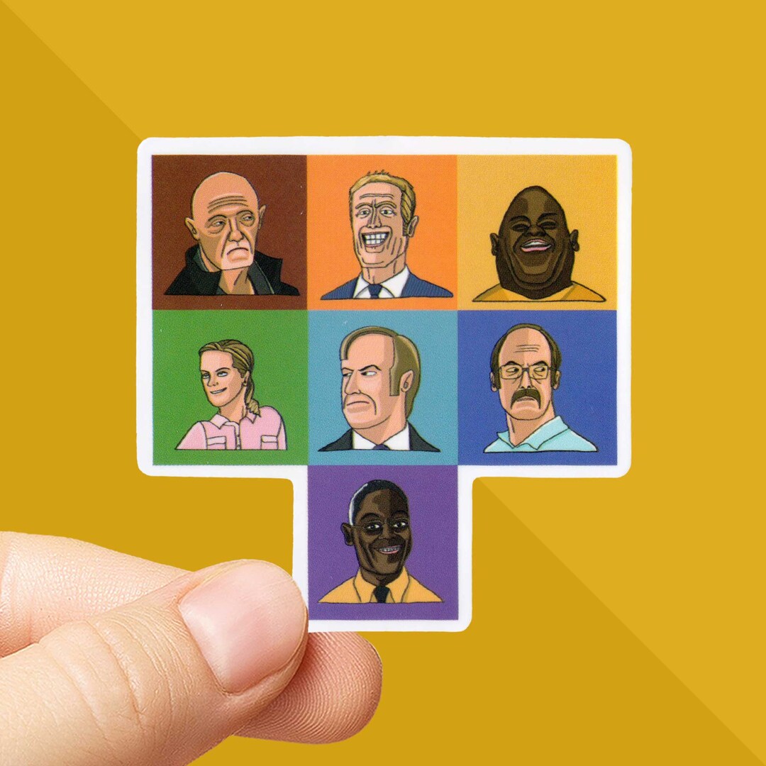 Better Call Saul Sticker Saul Goodman Sticker Kim Wexler Sticker Huell ...