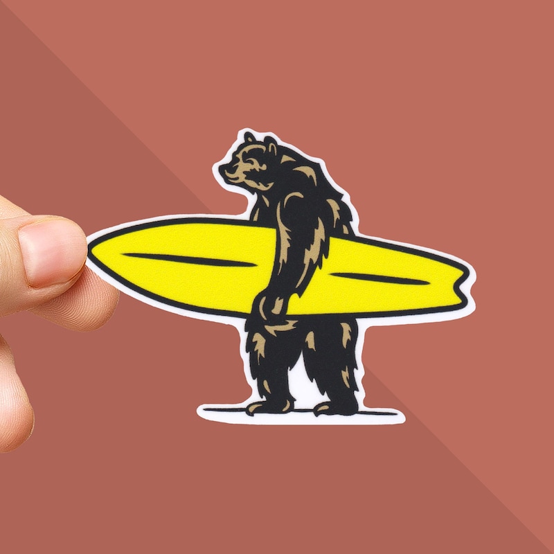 Surf California Sticker - Etsy