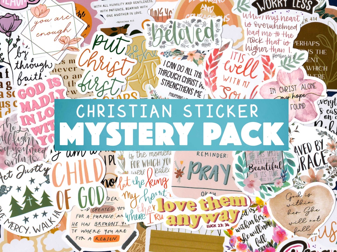 Christian Stickers Scripture Stickers Worship Stickers Bible Study ...