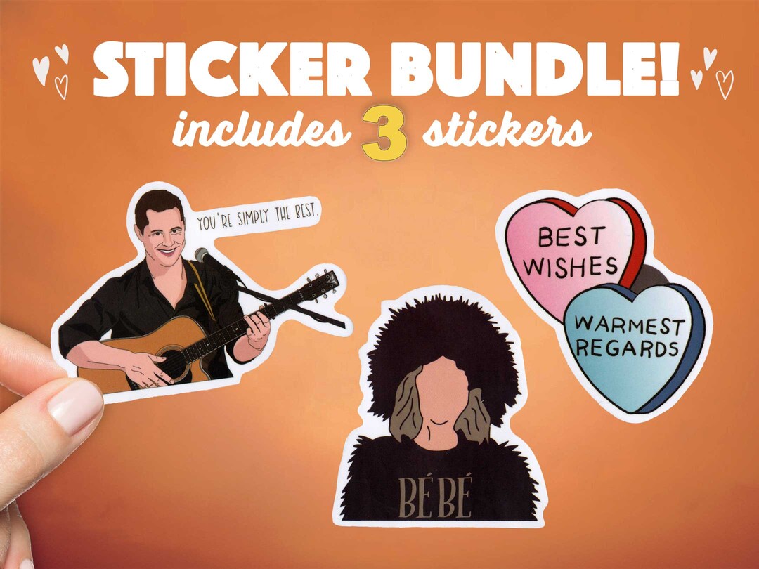 Schitts Creek Sticker Pack - You're Simply the Best - Best Wishes ...