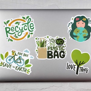 Recycle Sticker - Environmental Sticker - Earth Day Sticker - Mother ...