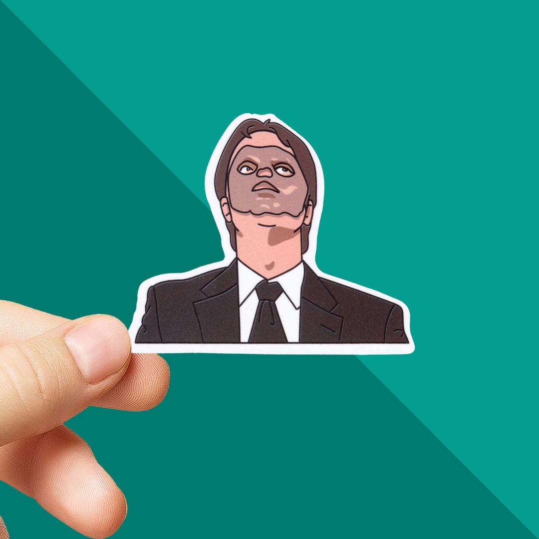 The Office Sticker - Dwight Sticker - CPR Sticker - Leather Face ...