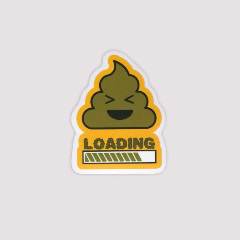 Poop Sticker - Shit Head Sticker - Poo Emoji - Poo Gifts - Fun Novelty ...