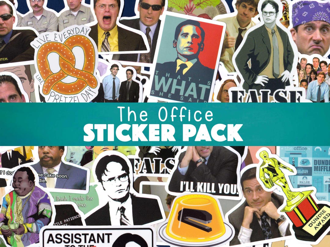 The Office Stickers - Michael Scott Stickers - Dwight Stickers - Jim ...