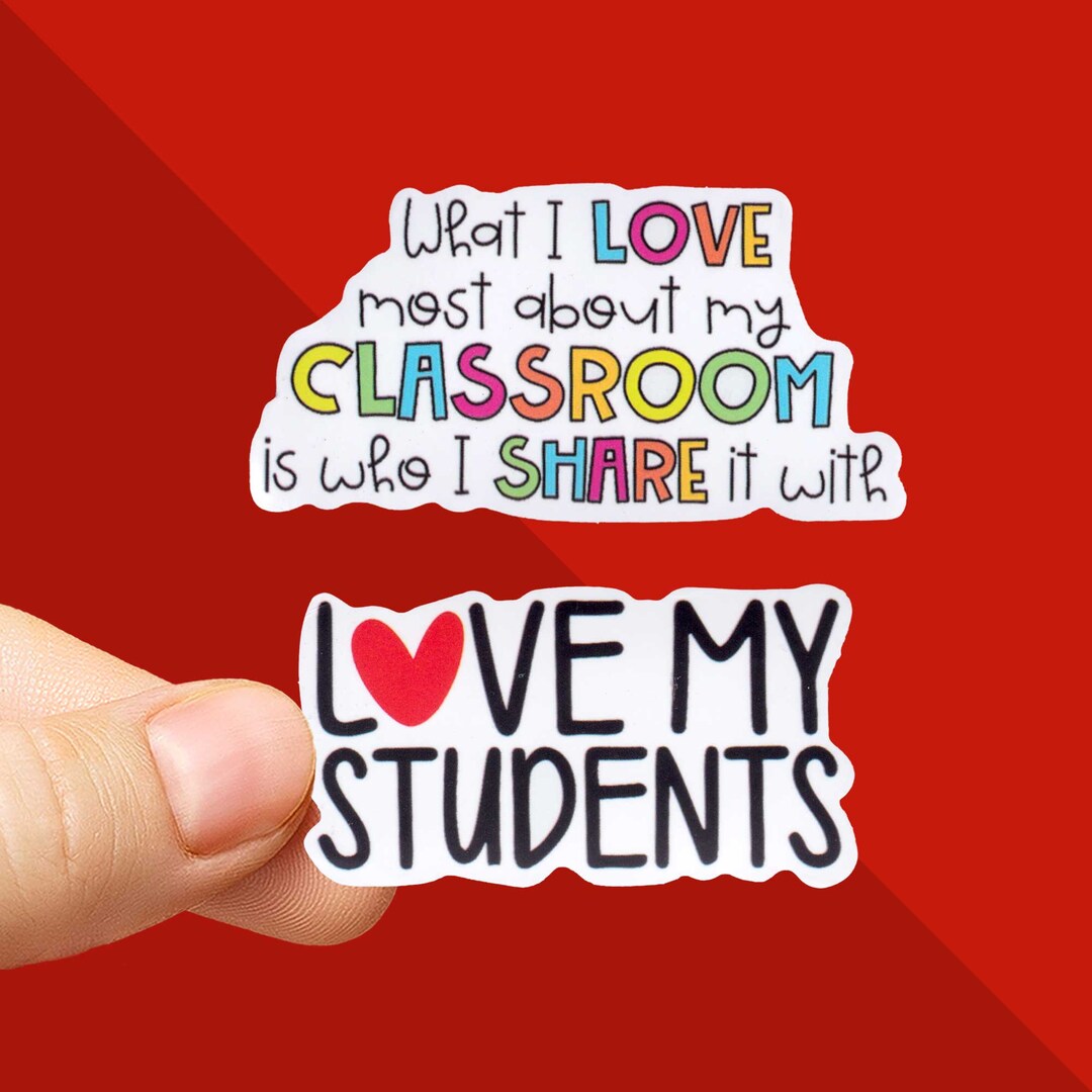 Teacher Stickers - Teaching Decal - Love My Students - Love My ...