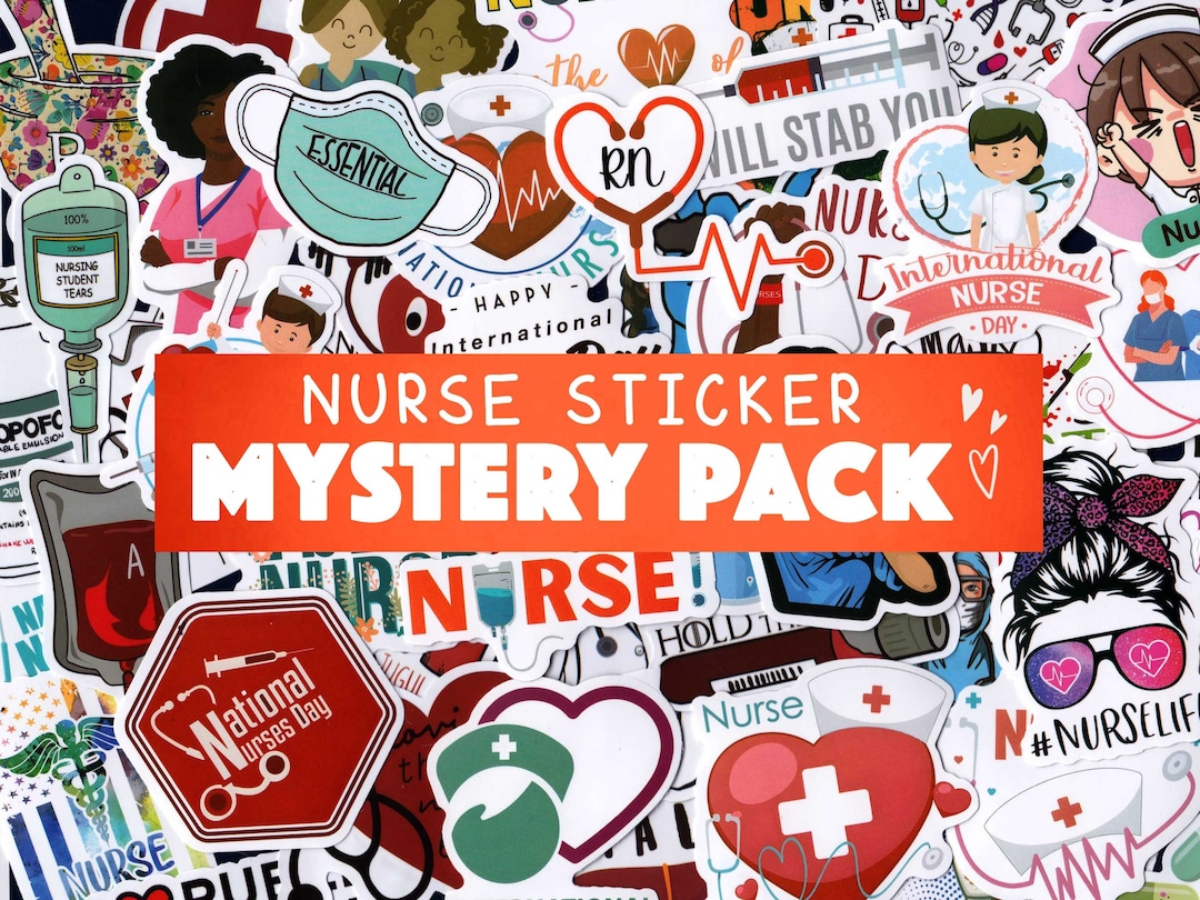 Nurse Stickers Healthcare Hero Nursing Stickers RN Stickers Nurse Life ...