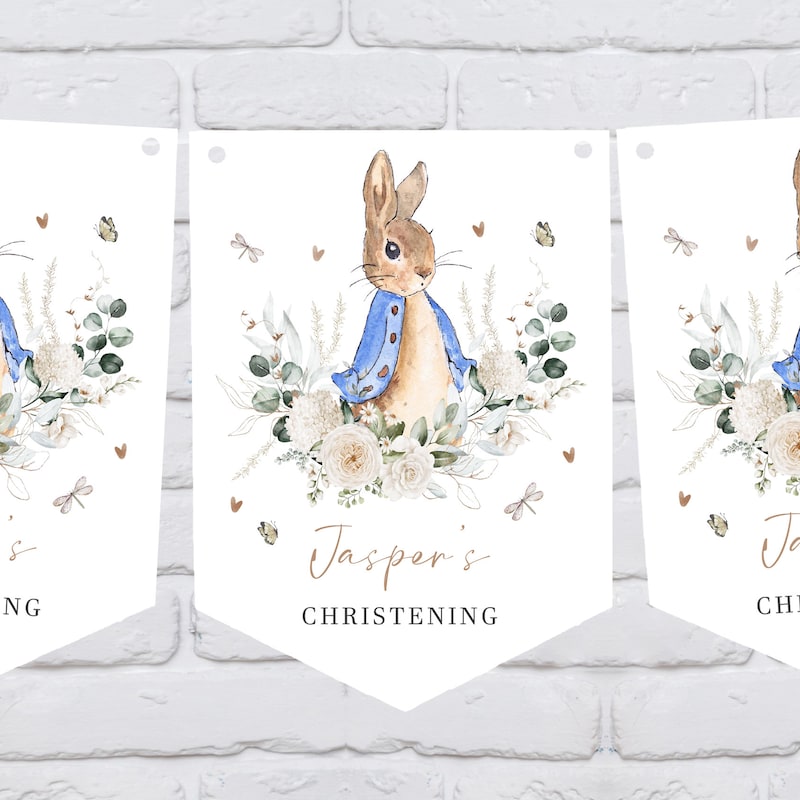 Baptism Banner Bunting - Etsy UK