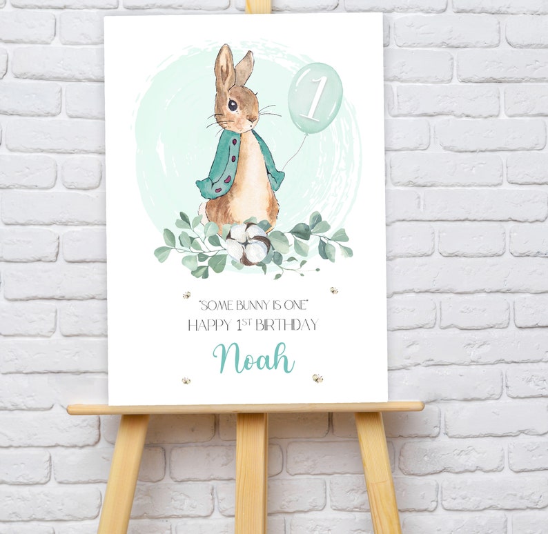 Peter Rabbit Happy Birthday Bunting Children's Party - Etsy