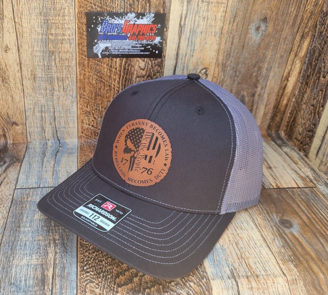 Tyranny Becomes Law We the People 2A 2ND Amendment Snapback Hat Unisex NEW Leather Patch - Etsy