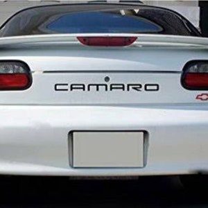 Vinyl Rear Letters Overlay Decal Stickers 1993-2002 Camaro Ss Z28 Rs ...