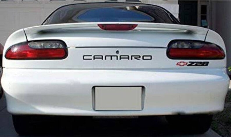 Vinyl Rear Letters Overlay Decal Stickers 1993-2002 Camaro Ss - Etsy