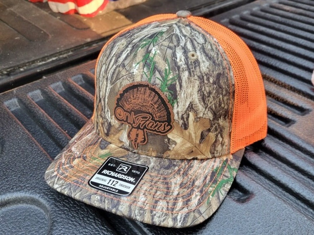 Onlyfans Turkey Hunting Leather Patch Hat New Free Shipping Snapback Trucker Realtree Edge ...