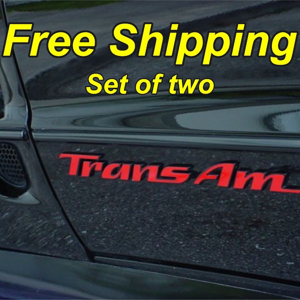 Trans Am Decal - Etsy