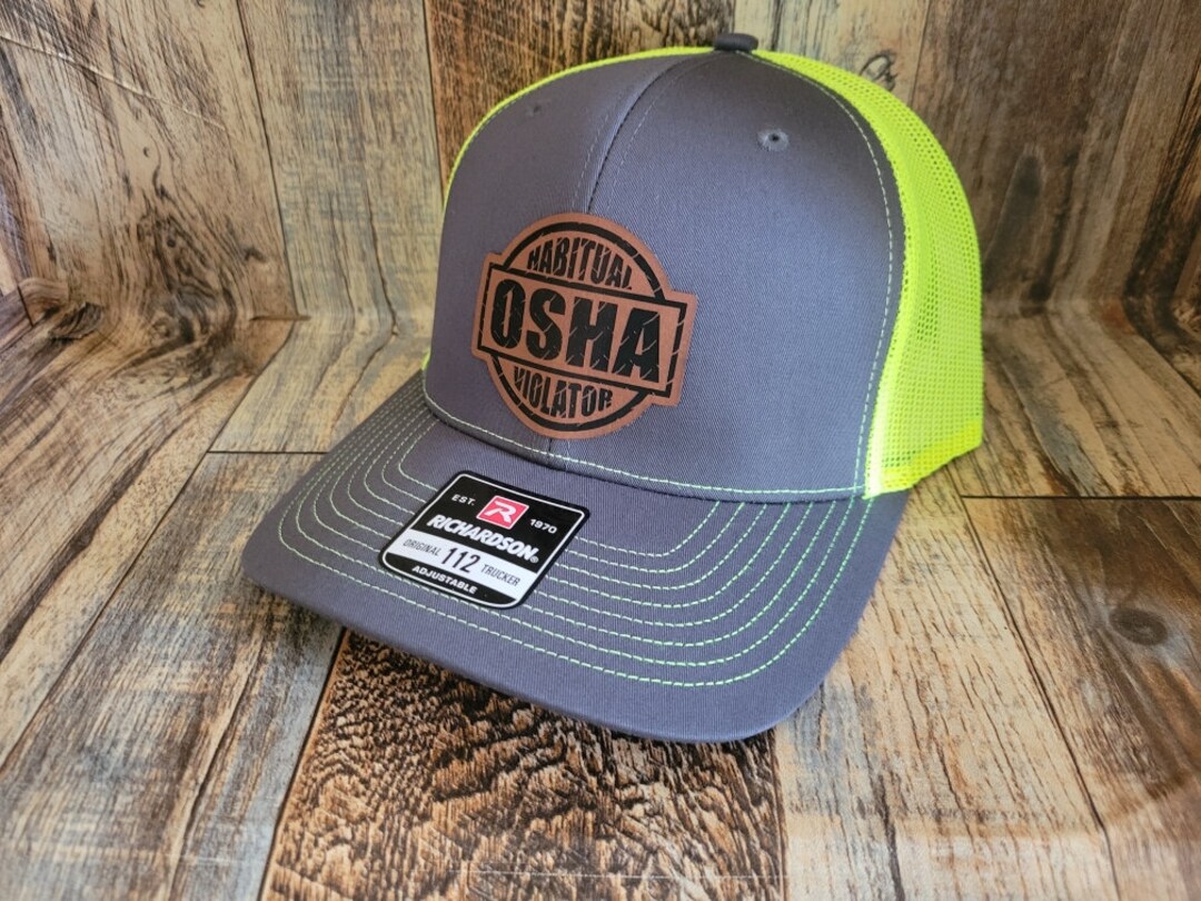Osha Violator Osha Violation Trucker Mesh Back Patch Hat New Free ...